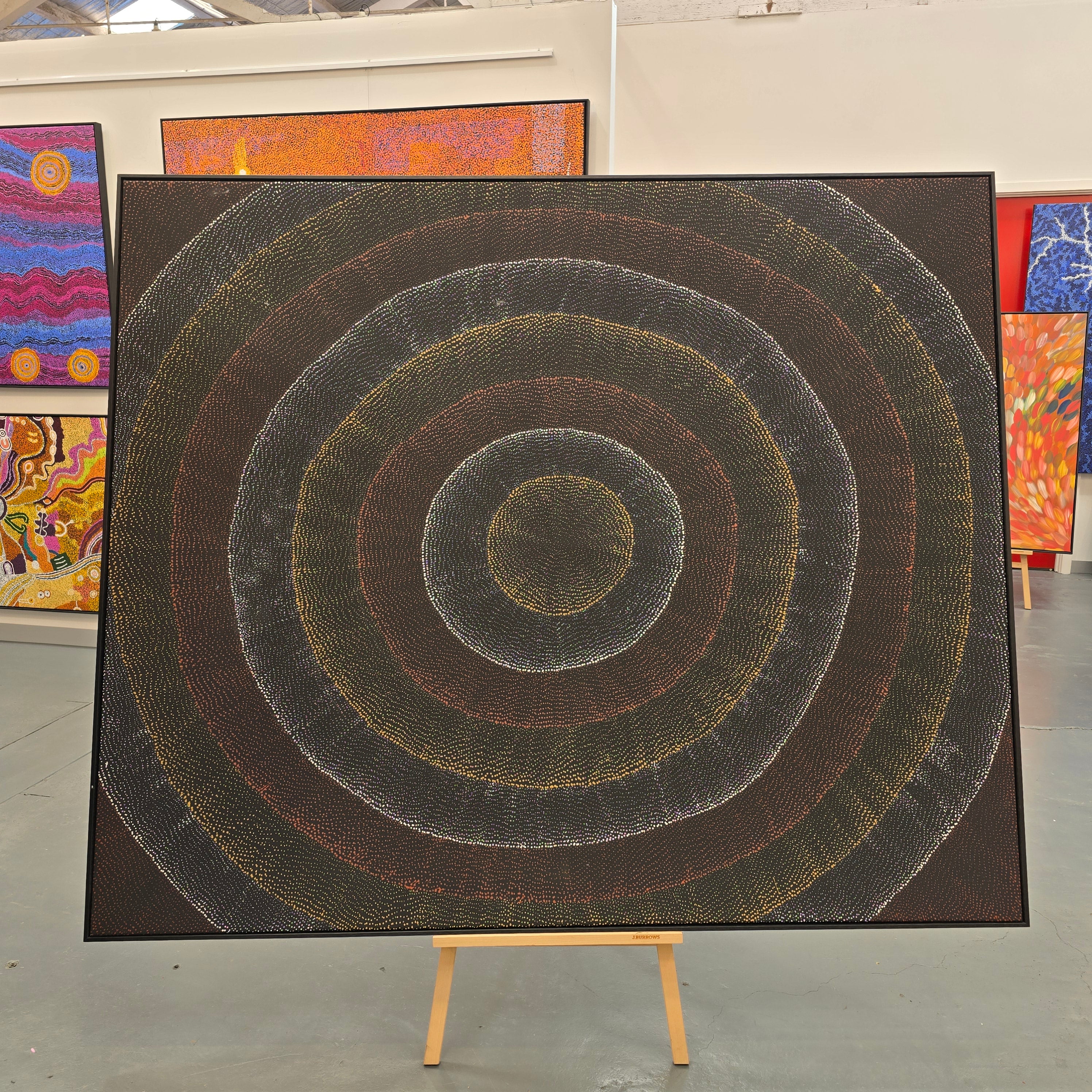Georgina Kelly 1730 mm x 2040 mm – Mandel Aboriginal Art Gallery